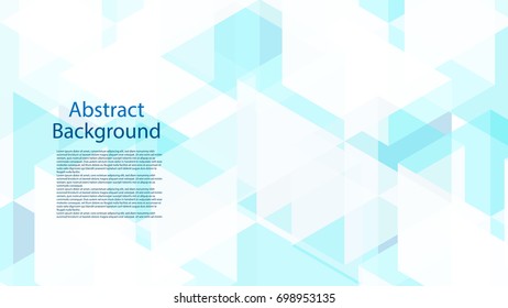 Geometry Blue Color Background Abstract Art Stock Vector (Royalty Free ...