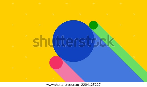 Geometry Ellipse Minimalistic Artwork Poster Simple Stock Vector ...