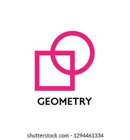 Geometry Logo Icon Company Stock Vector (Royalty Free) 1294461334 ...