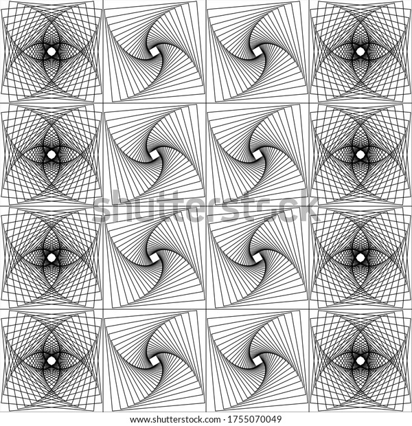 Geometry Objects Lineart Style Abstract Geometric Stock Vector (Royalty ...