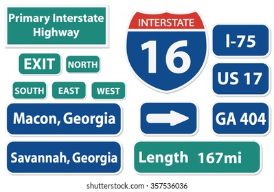 1.987 imagens de Georgia highway sign Imagens, fotos stock e vetores ...