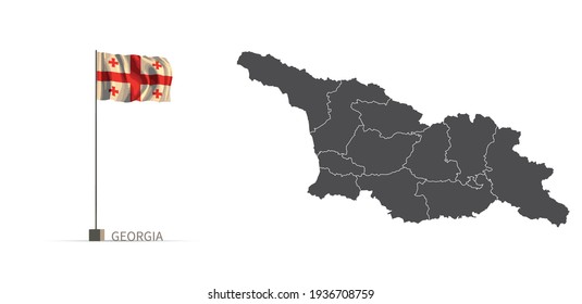 2,283 Georgia Map Grey Images, Stock Photos & Vectors | Shutterstock
