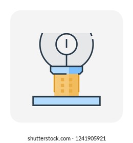 Geotechnical Engineering Soil Testing Icon: vector de stock (libre de ...