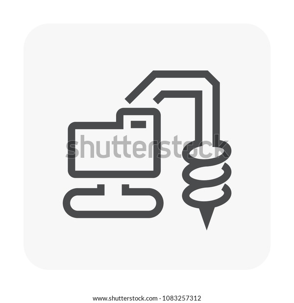 Geotechnical Engineering Soil Testing Icon Stock Vector (Royalty Free ... Geotechnical Engineering Soil Testing Icon Stock Vector (Royalty Free ...