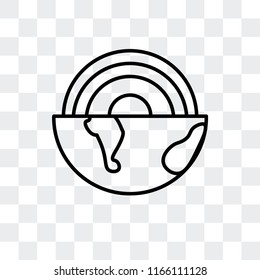 Geothermal Vector Icon Isolated On Transparent Stock Vector (Royalty ...