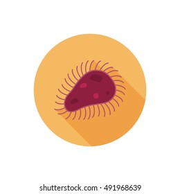 Germ Color Flat Icon Stock Vector (Royalty Free) 491968639 | Shutterstock