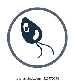 Germ Icon Simple Design Web Mobile Stock Vector (Royalty Free ...