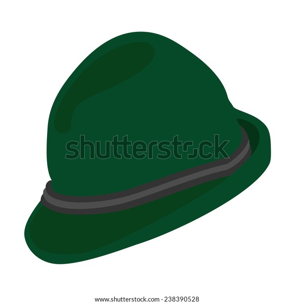 German Hat German Alpine Hat Bavarian Stock Vector (Royalty Free) 238390528