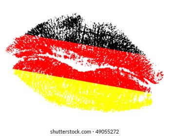 German Kiss Stock Vector (Royalty Free) 49055272 | Shutterstock