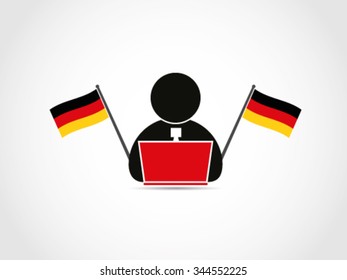 German Office Worker Stock Vector (Royalty Free) 344552225 | Shutterstock