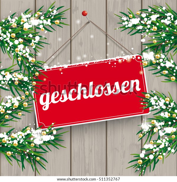 German Text Geschlossen Translate Closed Eps 库存矢量图（免版税）511352767 ...