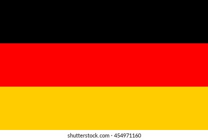 Vector Illustration Germany Flag Original Simple: vector de stock ...