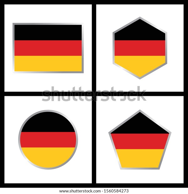 Germany Flag Logo Icon Design Can Stock Vector (Royalty Free ...