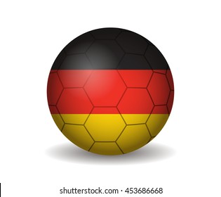 Germany Soccer Ball Stock Vector (Royalty Free) 453686668 | Shutterstock