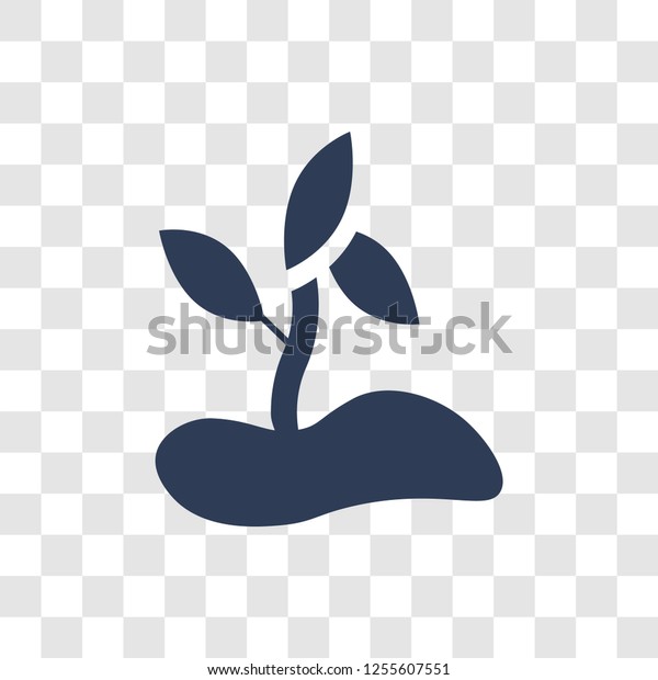 Germination Icon Trendy Germination Logo Concept Stock Vector (Royalty ...