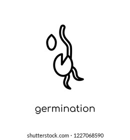 Germination Icon Trendy Modern Flat Linear Stock Vector (Royalty Free) 1227068590 | Shutterstock