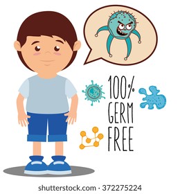 Germs Bacteria Cartoon Stock Vector (Royalty Free) 372275224 | Shutterstock
