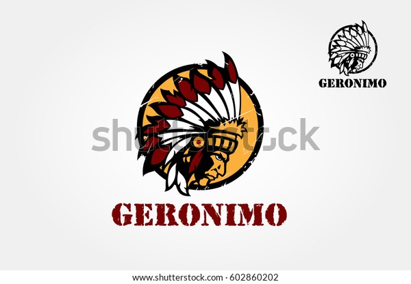 Geronimo Vector Logo Illustration Logo Illustration Stock Vector ...