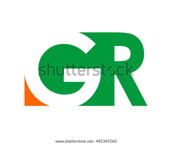Gestalt Initial Letter Typography Typeset Alphabet Stock Vector ...