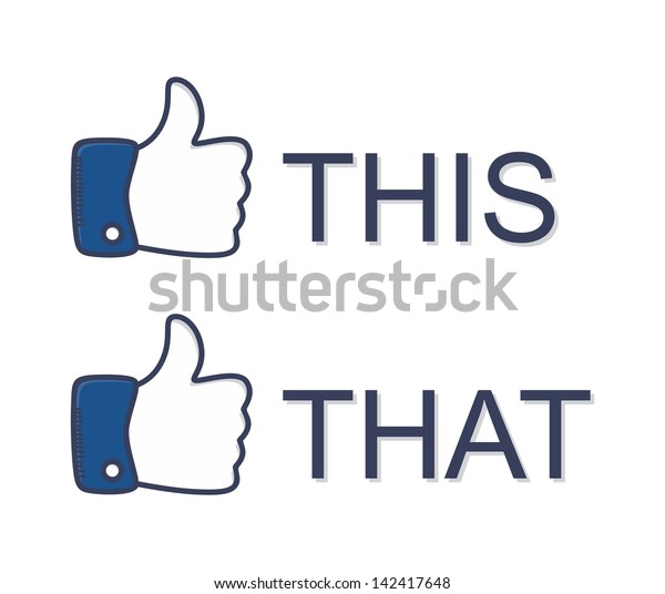 Gesture Hand Like This Theme Like Stock Vector (Royalty Free) 142417648 ...