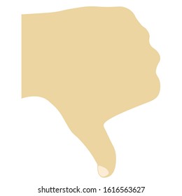 Gesture Sign Hand Gesture Bad Vector Stock Vector (Royalty Free ...