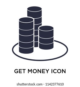Get Money Icon Vector Isolated On Stock Vector (Royalty Free ...