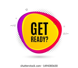 Get Ready Banner Text Shape Special Stock Vector (Royalty Free ...