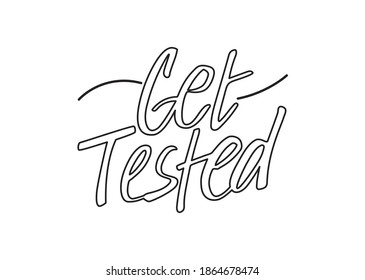 Know Your Status Lettering Poster Red Stock Vector (Royalty Free ...