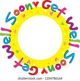 Get Well Soon Border Stock Vector (Royalty Free) 1104786164 | Shutterstock