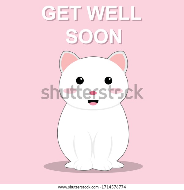 Get Well Soon Cat Vector Illustration: เวกเตอร์สต็อก (ปลอดค่าลิขสิทธิ์ ...