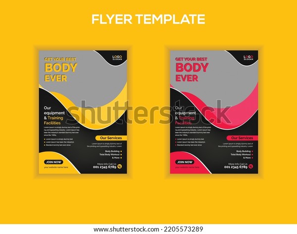 Get Your Best Body Ever Fitness Stock Vector (Royalty Free) 2205573289 | Shutterstock