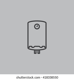 Geyser Icon Flat Stock Vector (Royalty Free) 525756541