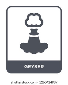 Geyser Icon Vector On White Background Stock Vector (Royalty Free ...