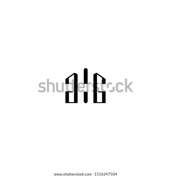 Gg Ghg Gh Hg Initial Modern Stock Vector (Royalty Free) 1516247504 ...
