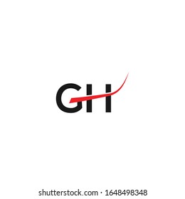 Gh Initial Letterstemplate Crossline Hg Logo Stock Vector (Royalty Free ...
