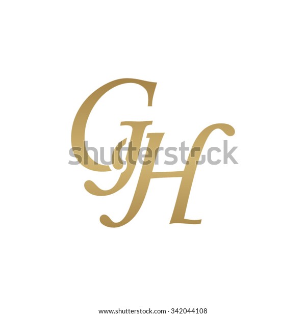 Gh Initial Monogram Logo Stock Vector (Royalty Free) 342044108 ...