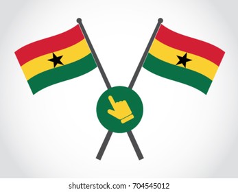 Ghana Emblem World Relationship Stock Vector (Royalty Free) 704545306