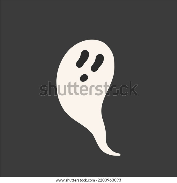 Ghost Flying Phantom Halloween Scary Ghostly Stock Vector (Royalty Free ...
