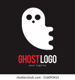 Ghost Logo Icon Symbol Emblem Template Stock Vector (Royalty Free ...