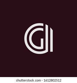 Gi Logo Icon Designs Stock Vector (Royalty Free) 1612802527