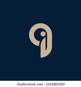 Gi Logo Icon Designs Stock Vector (Royalty Free) 1612802590