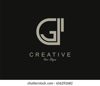Gi Logo Letter Design Vector Stock Vector (Royalty Free) 656292682 ...