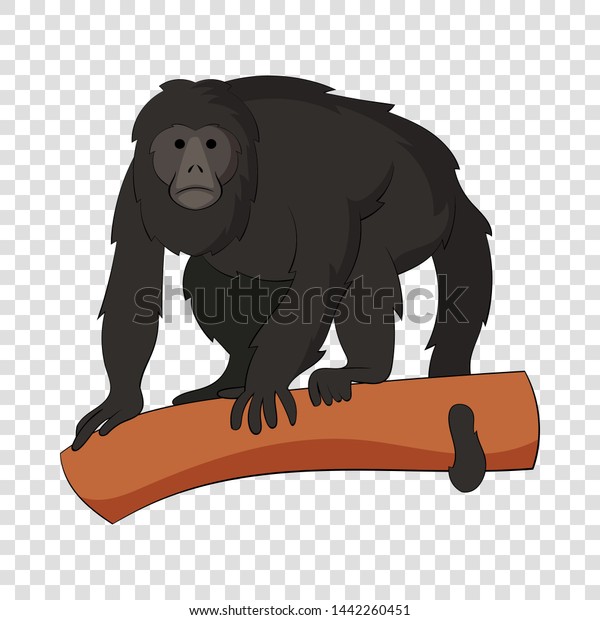 Gibbon Icon Cartoon Illustration Gibbon Vector Stock Vector (Royalty ...