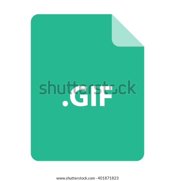 Gif File Format Vector Stock Vector (Royalty Free) 401871823 | Shutterstock