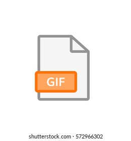 Gif File Icon Stock Vector (Royalty Free) 572966302 | Shutterstock