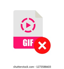 Gif Format Delete Icon 스톡 벡터(로열티 프리) 1273588603 | Shutterstock