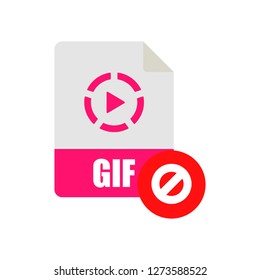 Gif Format Error Icon: vector de stock (libre de regalías) 1273588522 ...