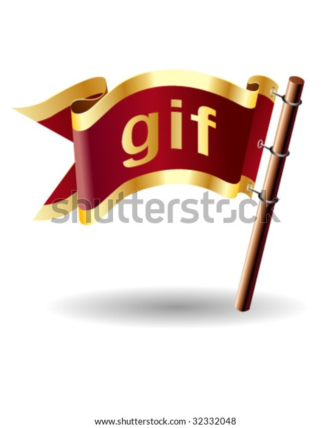 Gif Image File Extension Symbol On Stock Vector (Royalty Free) 32332048 ...