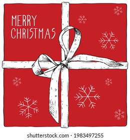 Gift Box Hand Drawing Style Stock Vector (Royalty Free) 1983497255 ...