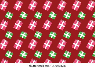 Gift Box Pattern Wallpaper Vector Stock Vector (Royalty Free ...